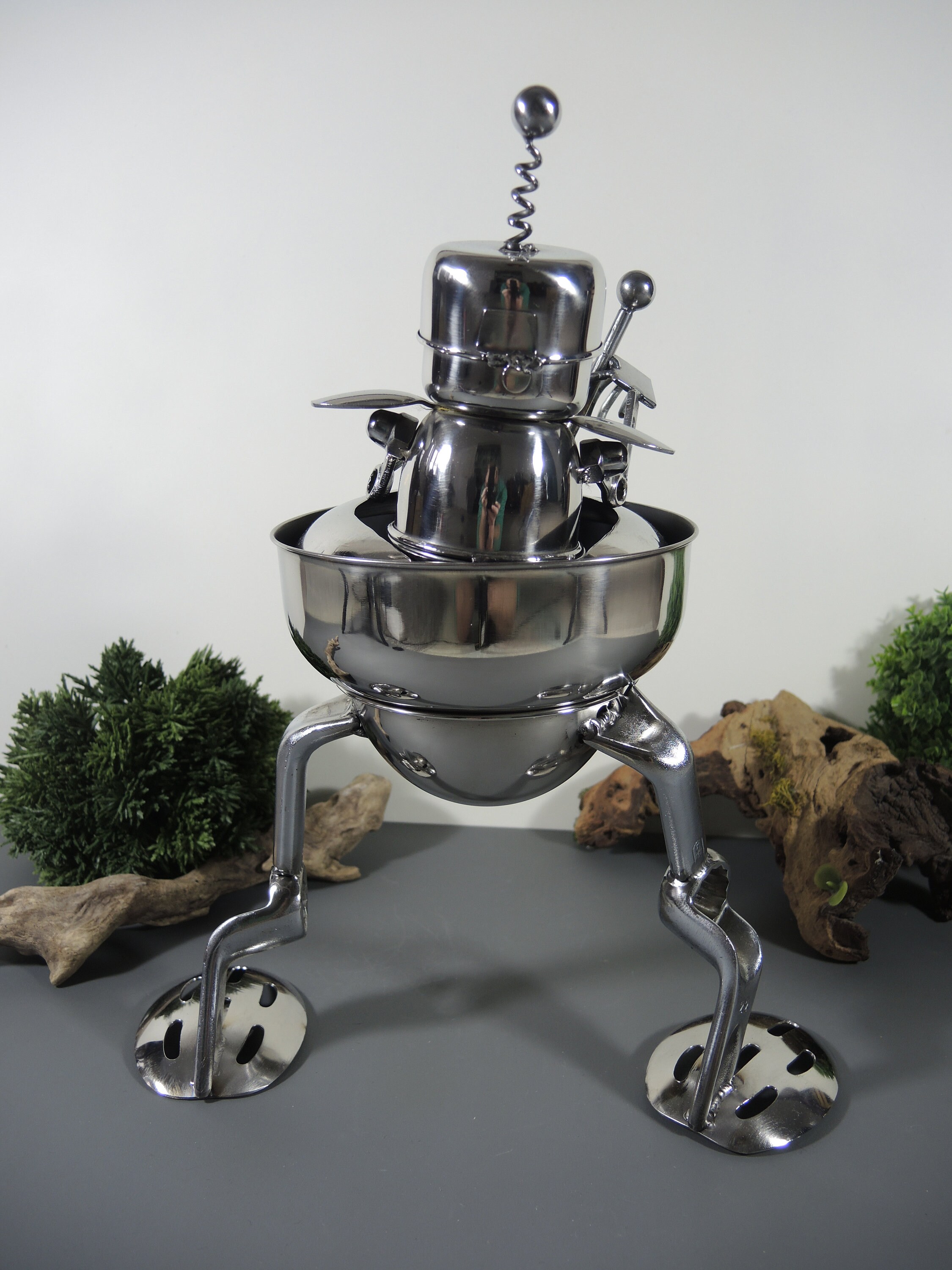 Mech-leg Robot Handmade Metal Sculpture 'baby's - Etsy