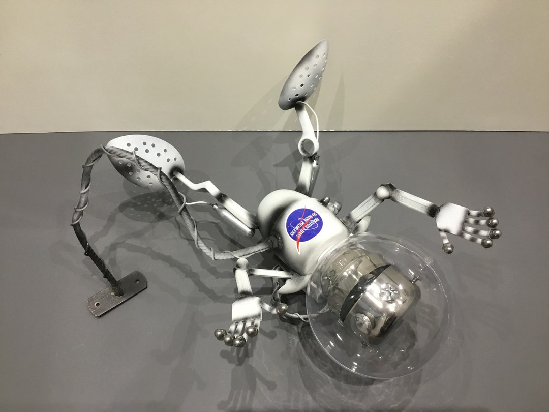 RESERVED Astro-bot Handmade Robot Metal Sculpture - Etsy
