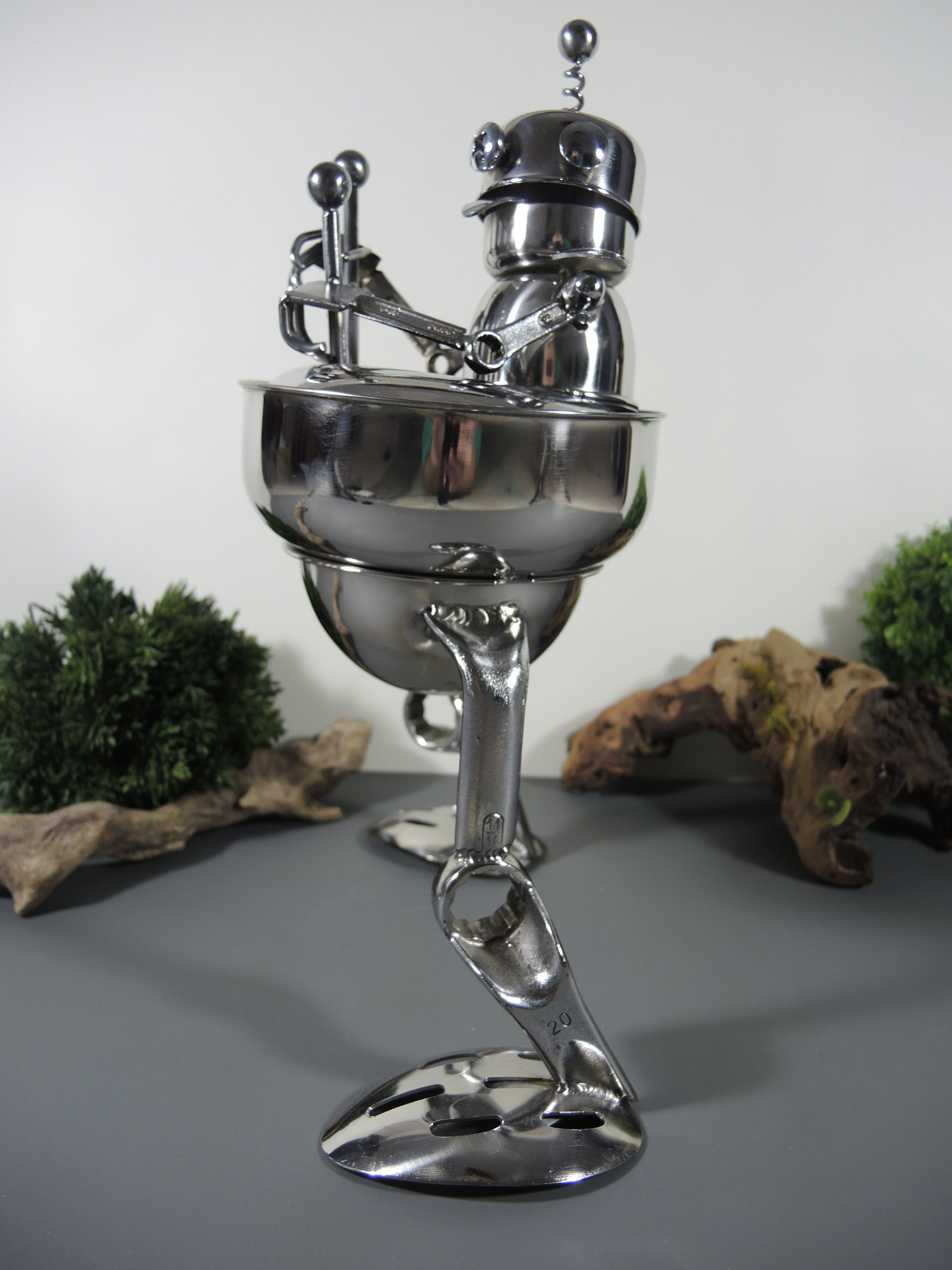 Mech-leg Robot Handmade Metal Sculpture 'baby's - Etsy