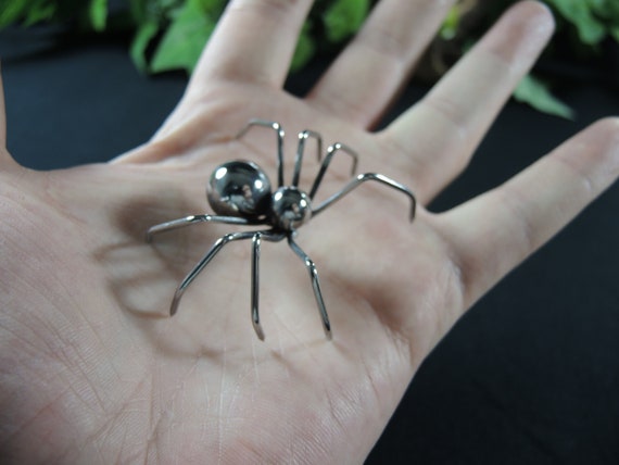 Metal Spider Sculpture - Etsy