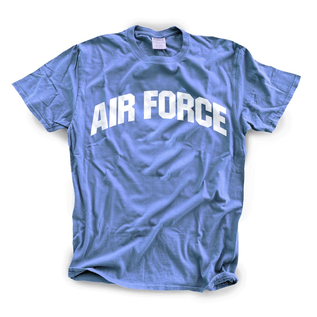 Air Force Collegiate Short Sleeve T-shirt, Blue - Etsy