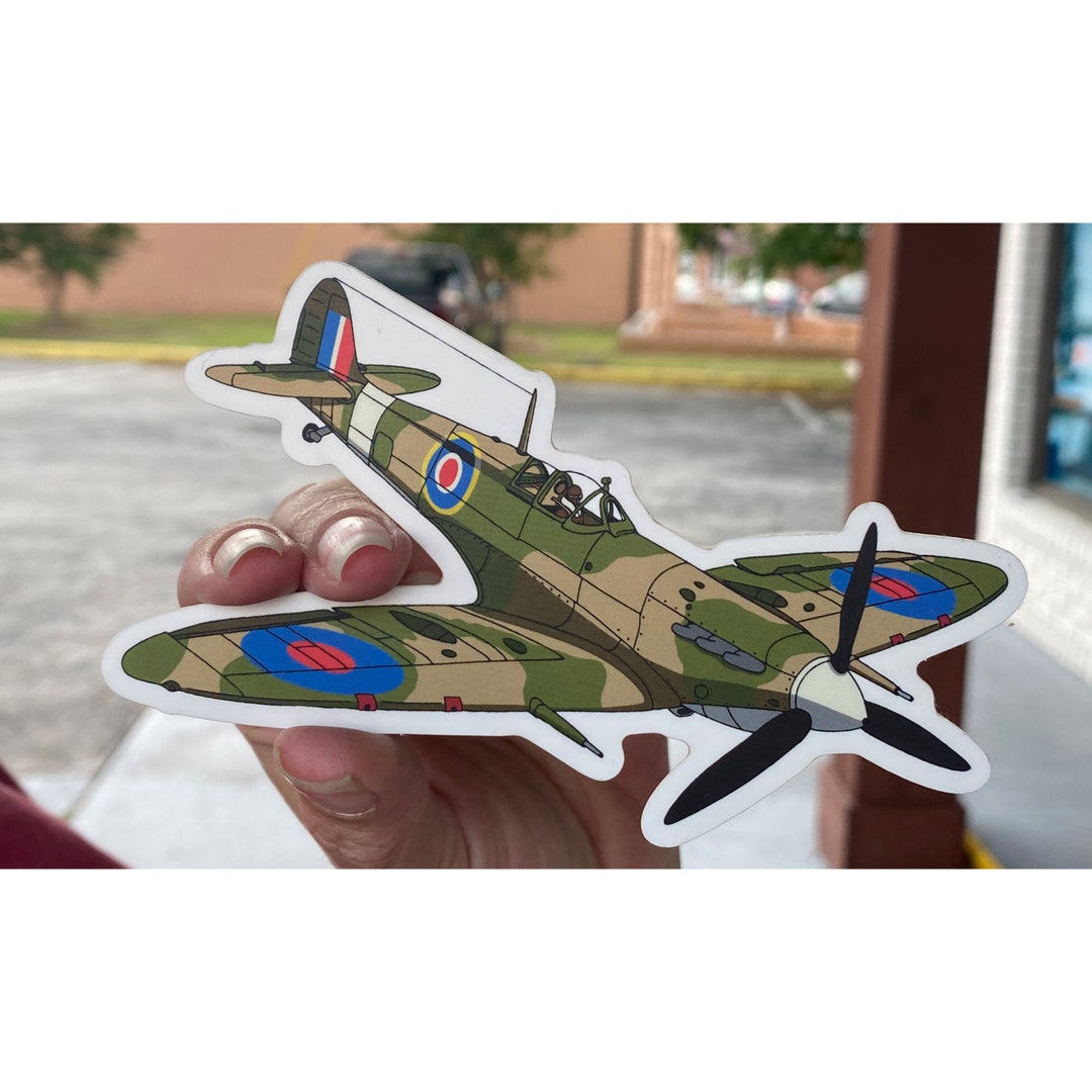 Supermarine Spitfire 4" Sticker - Etsy