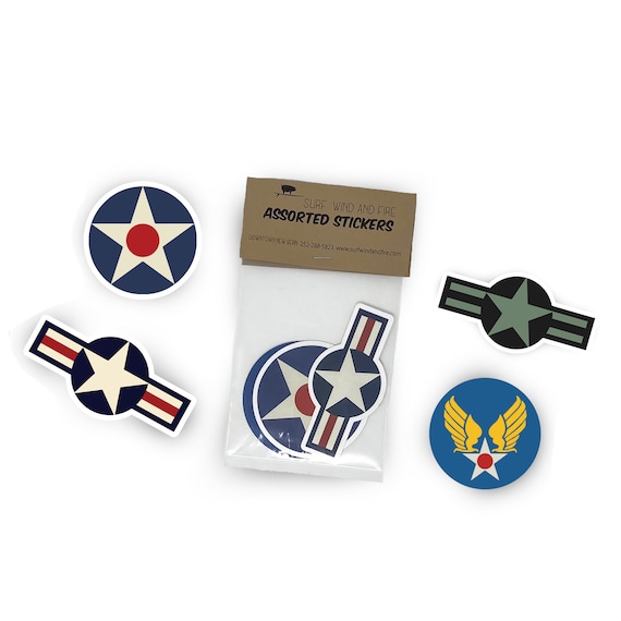 USA Military Aircraft Insignia Sticker Pack - Etsy