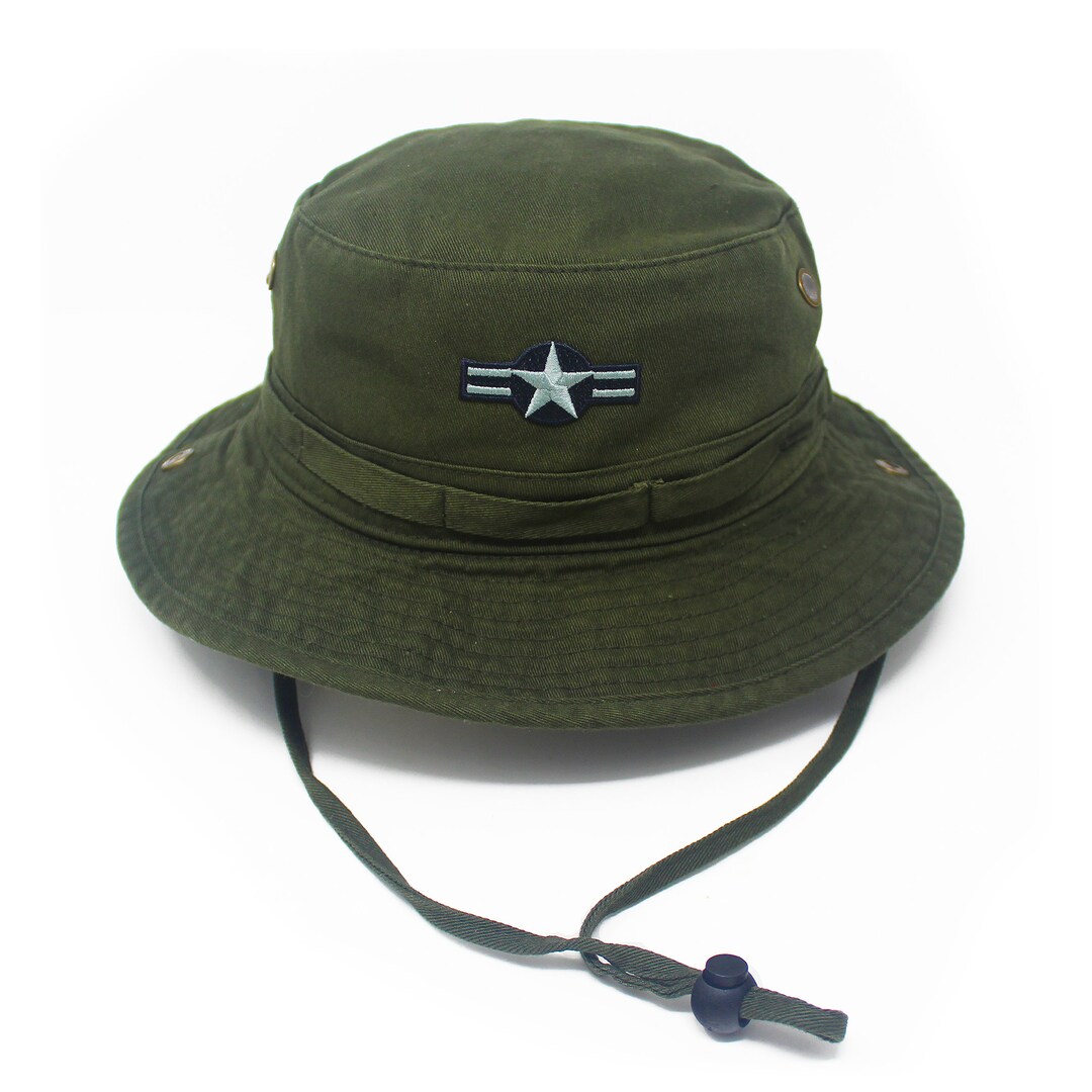 U.S. Air Force Low-visibility Insignia Boonie Hat, Olive - Etsy