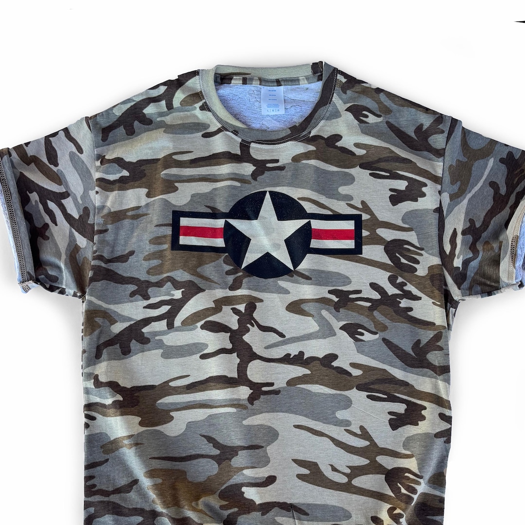 Combat Shirt USAF Air Force Insignia, Assorted Camouflage - Etsy