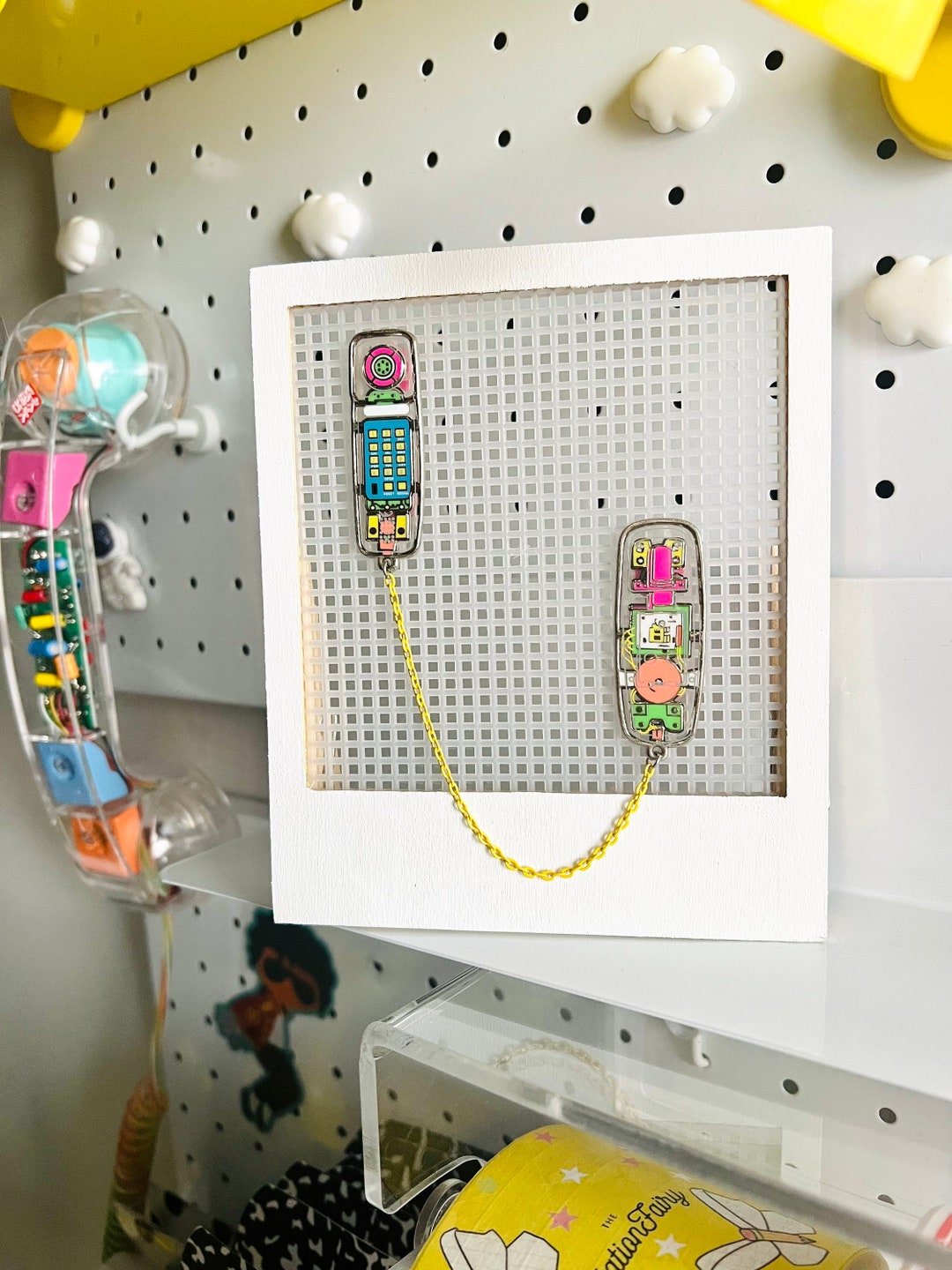 Desktop Pin Display, Cute Unique Pin Board, Badge Display, Enamel Pin ...