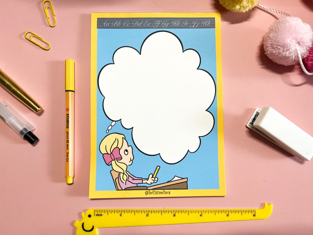 School House Rock Nostalgic Student Teacher Notepad - Etsy