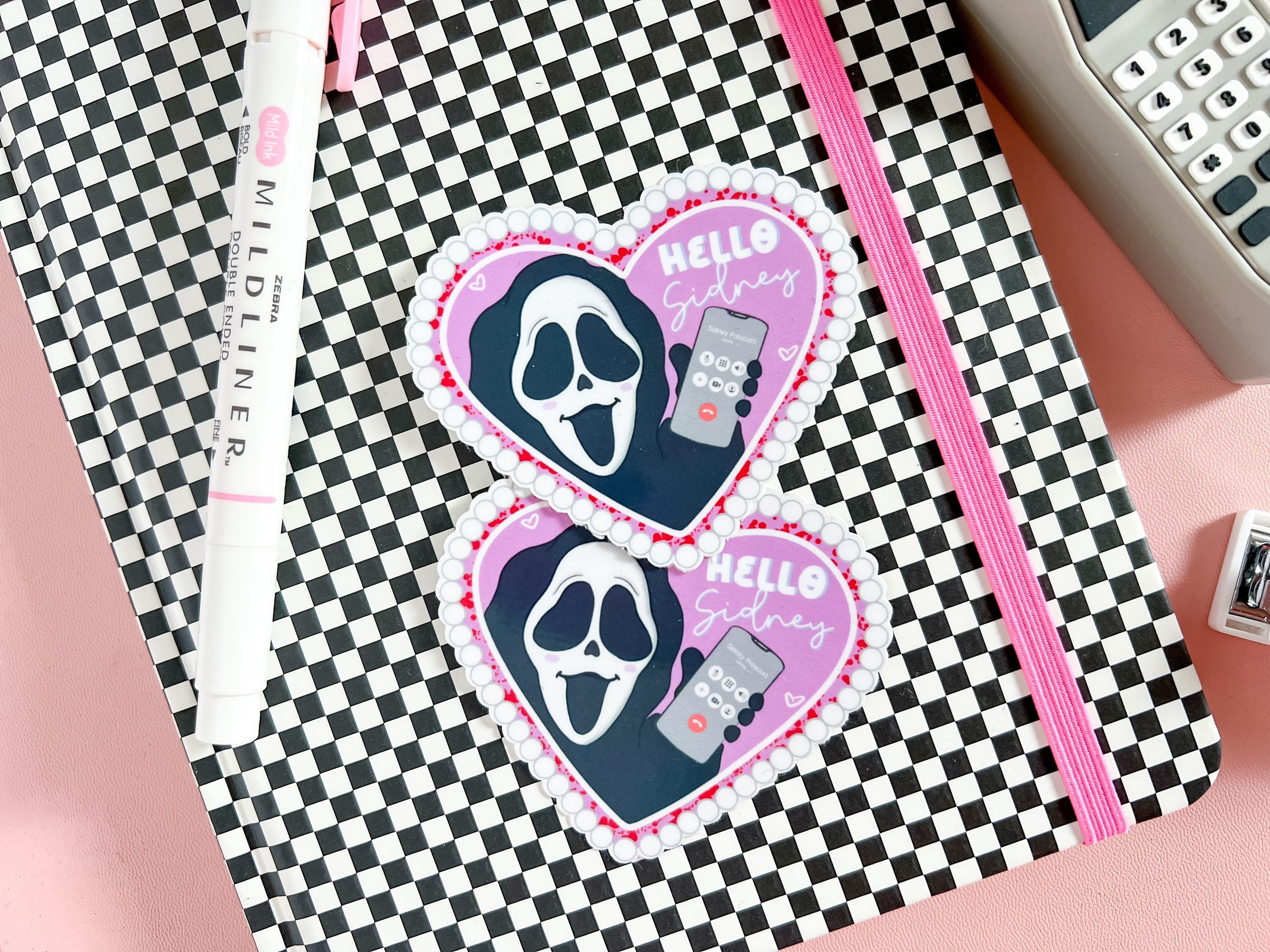 Cute Scream Sticker, Ghost Face Sticker, Horror Lover Sticker, Scary ...