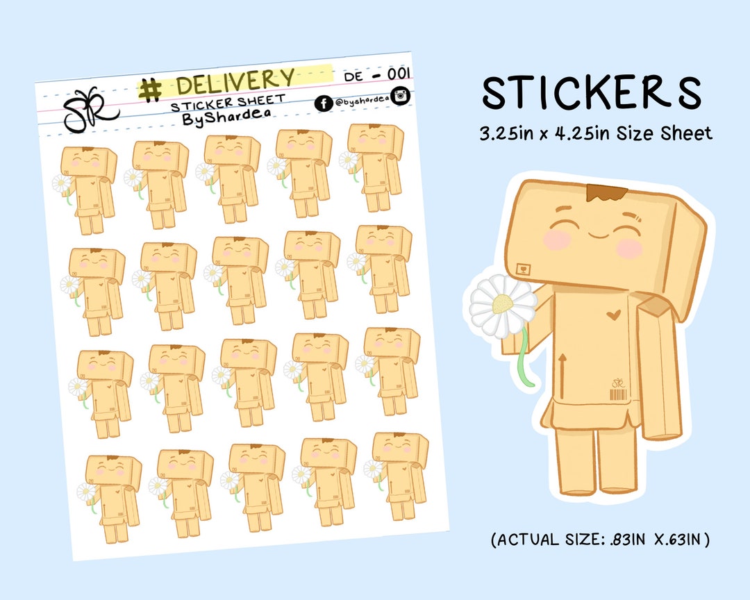 Delivery Package Planner Sticker, Shipment Tracking Sticker, Amazon ...