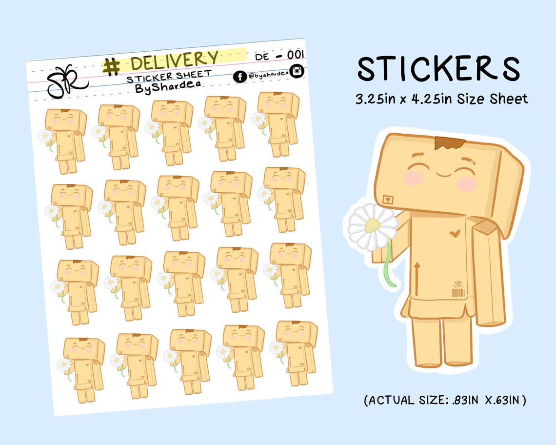 Delivery Package Planner Sticker, Shipment Tracking Sticker, Amazon ...