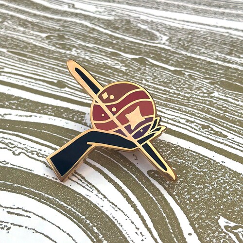 Saturn Planet Enamel Pin - Etsy