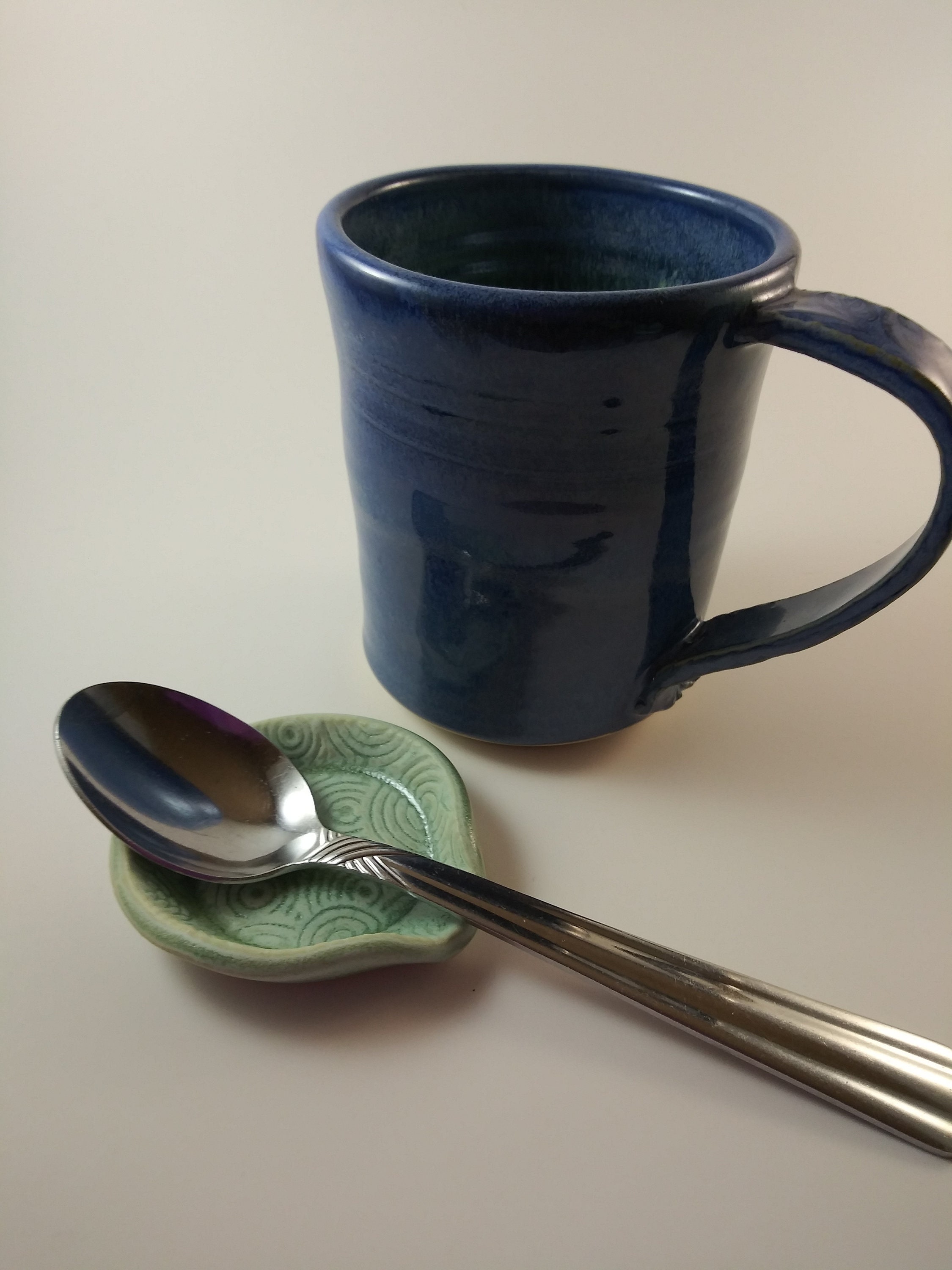 Light Green Teaspoon Rest Small and Mini Spoon Rests | Etsy