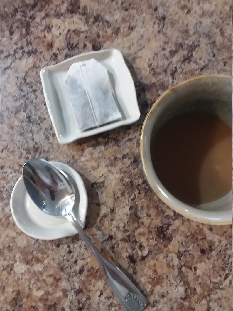 Tea spoon rests small & mini spoon rests Perfect gift for | Etsy