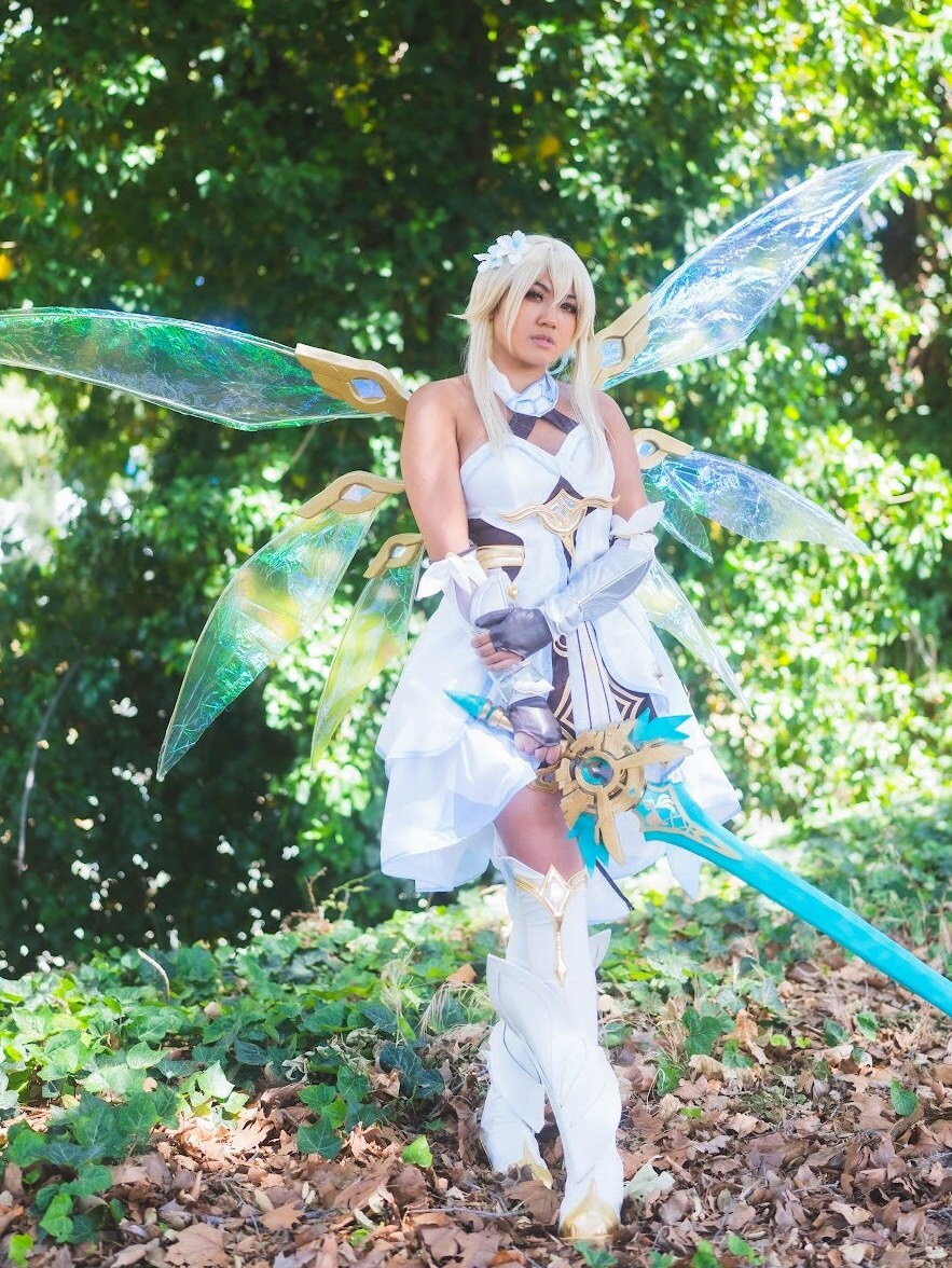 Genshin Impact Cosplay Traveler Wings - Digital Template DIY Pattern ...