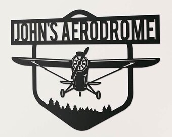 Airplane Monogram | Etsy