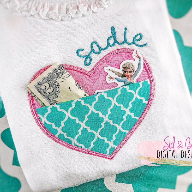 Heart Shaped Pocket - Etsy