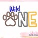 Wild One, First Birthday, One Applique, Number Applique, Birthday, One ...