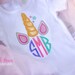 Unicorn Horn, Unicorn Applique, Unicorn, Monogram, Monogram Frame ...