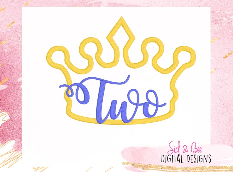 Princess Birthday, Crown, Numbers, Tiara, Second Birthday, Two, 2 ...