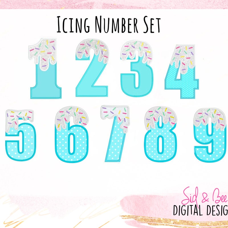 Embroidery Numbers - Etsy