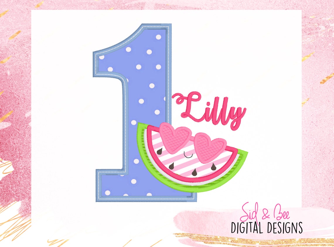 Watermelon Number One in a Melon Fruit Watermelon Number - Etsy