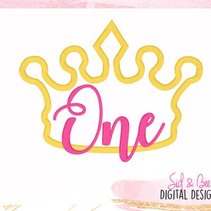 Princess Birthday, Crown Numbers, Tiara, First Birthday, One, Crown ...