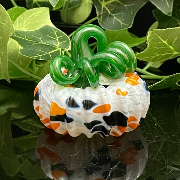 Mini Glass Pumpkin - Etsy