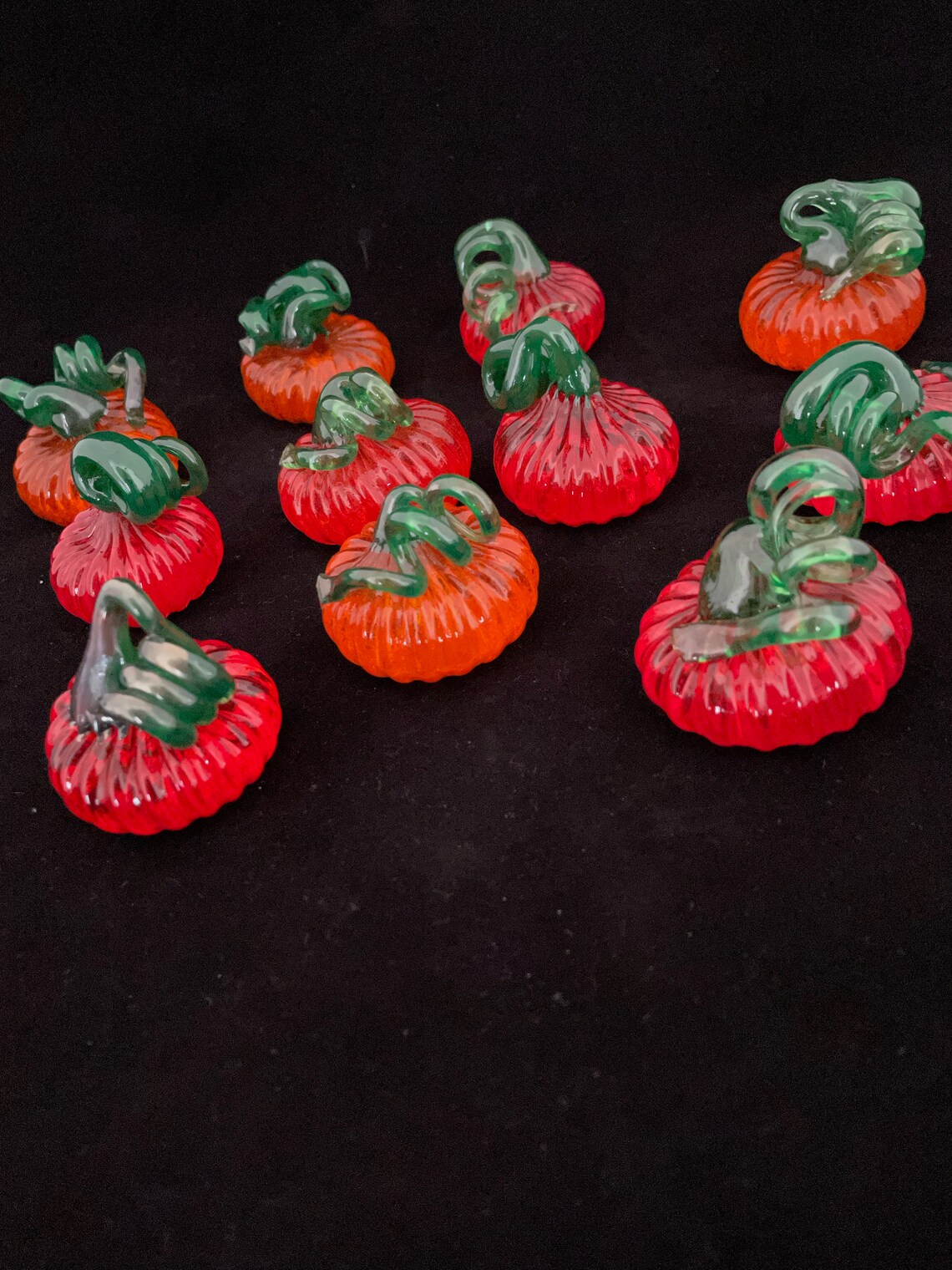 Adorable mini glass pumpkin | Etsy