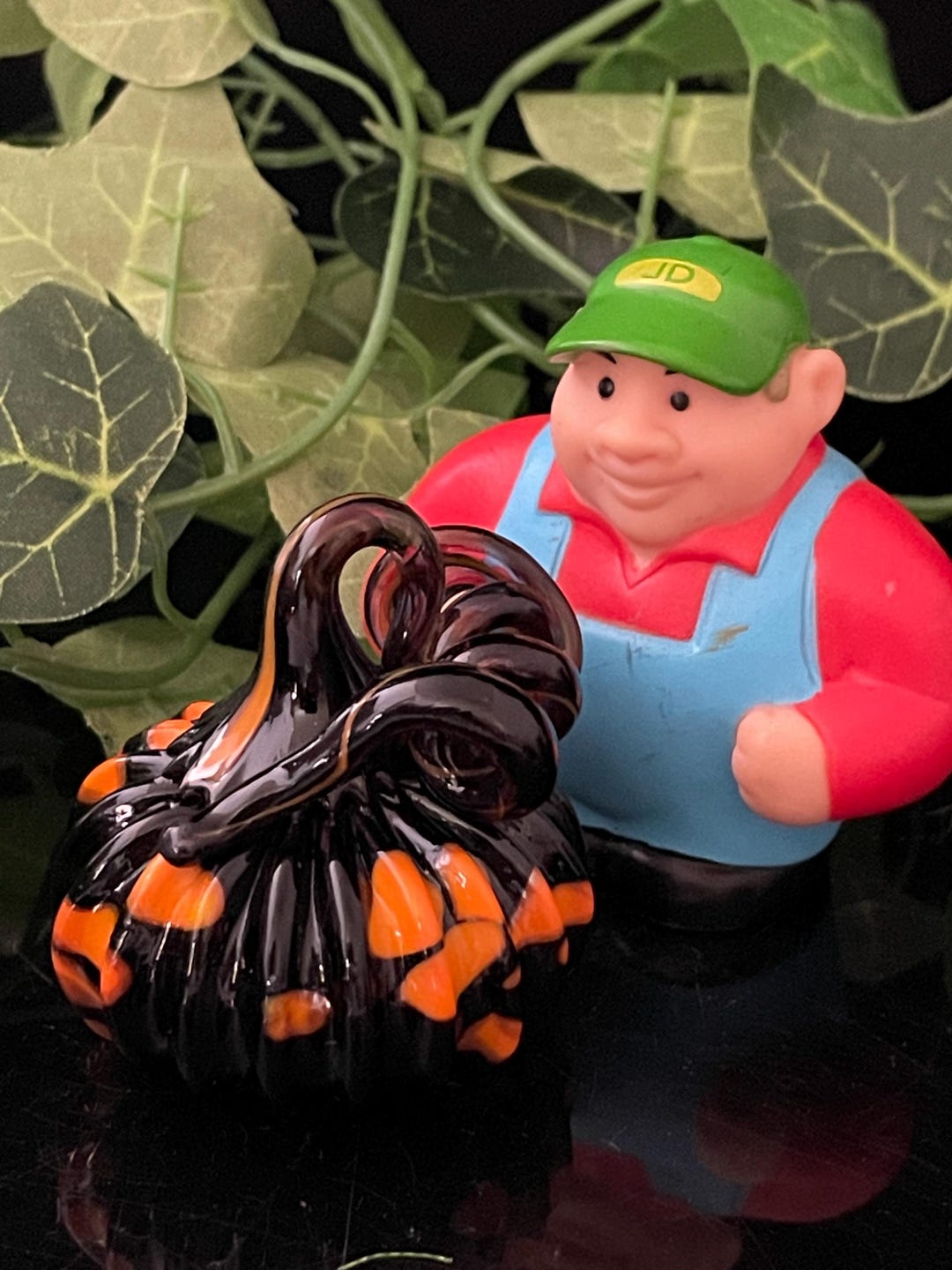 Spooky Halloween Spotty Glass Mini Pumpkin - Etsy