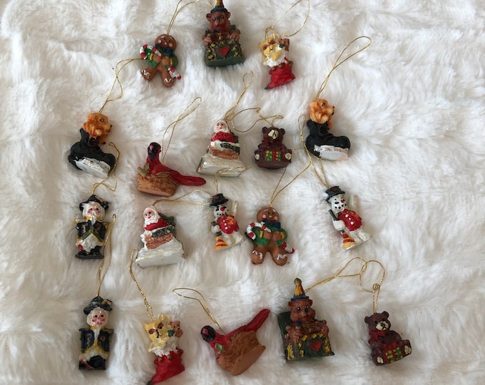 Mini Christmas Tree Ornaments - Etsy
