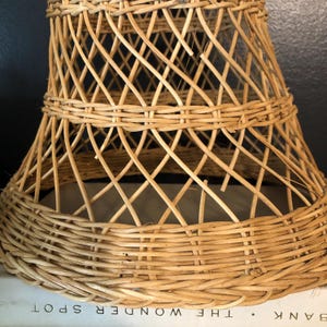Vintage Wicker Holiday Bell. Basket. Home Decor. Christmas Decor. - Etsy