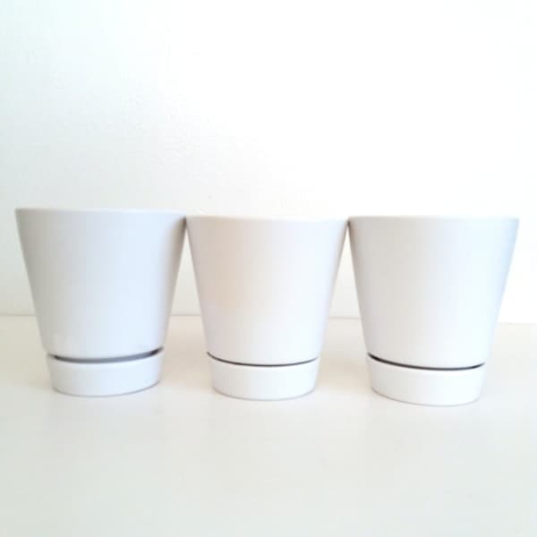 White Clay Pots - Etsy