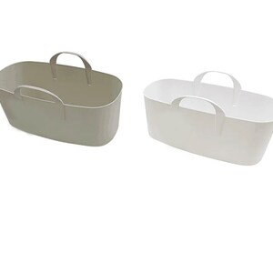 Plastic Flexible Oval Carrying Storage Shopping Light Weight Soft ...