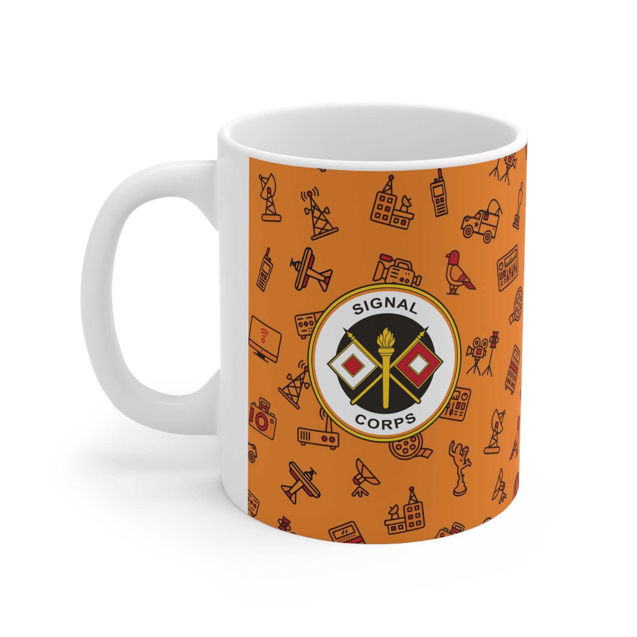 Signal Corps Bold Ceramic Mug 11 Oz. - Etsy