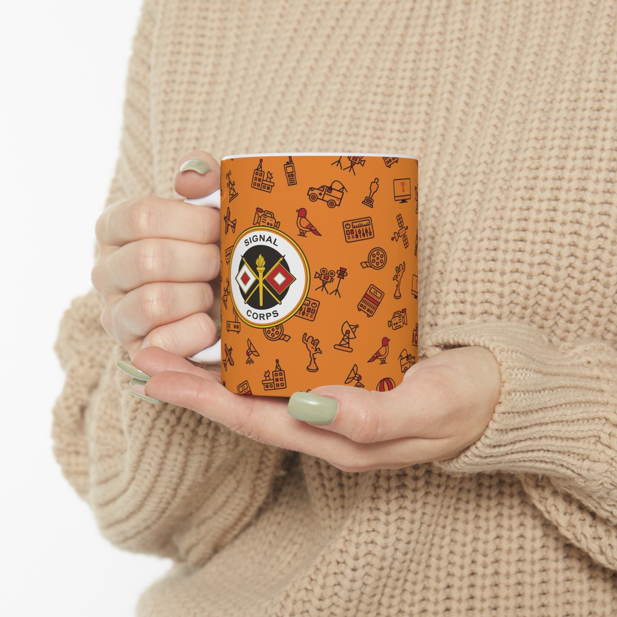 Signal Corps Bold Ceramic Mug 11 Oz. - Etsy