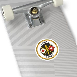 Signal Corps Bold Round Stickers, Indoor/outdoor - Etsy