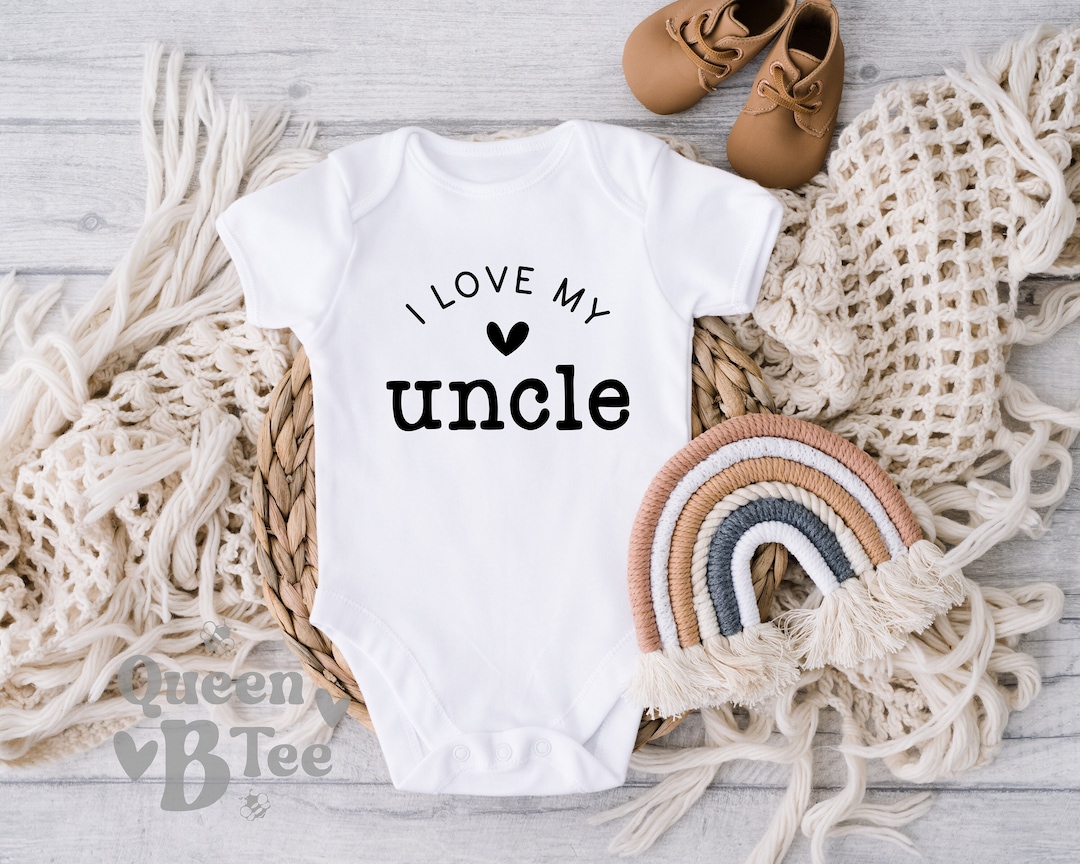 Uncle Baby Onesie® - I Love My Uncle Onesie® - Pregnancy Announcement ...