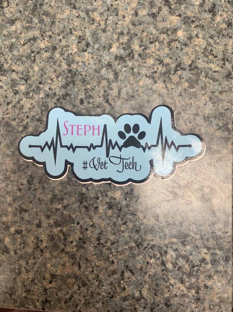 Personalized Credentialed Veterinary Stickers - Etsy