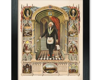 Freemason Print - Etsy