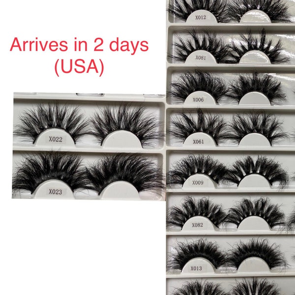 25mm Mink Lashes - Etsy
