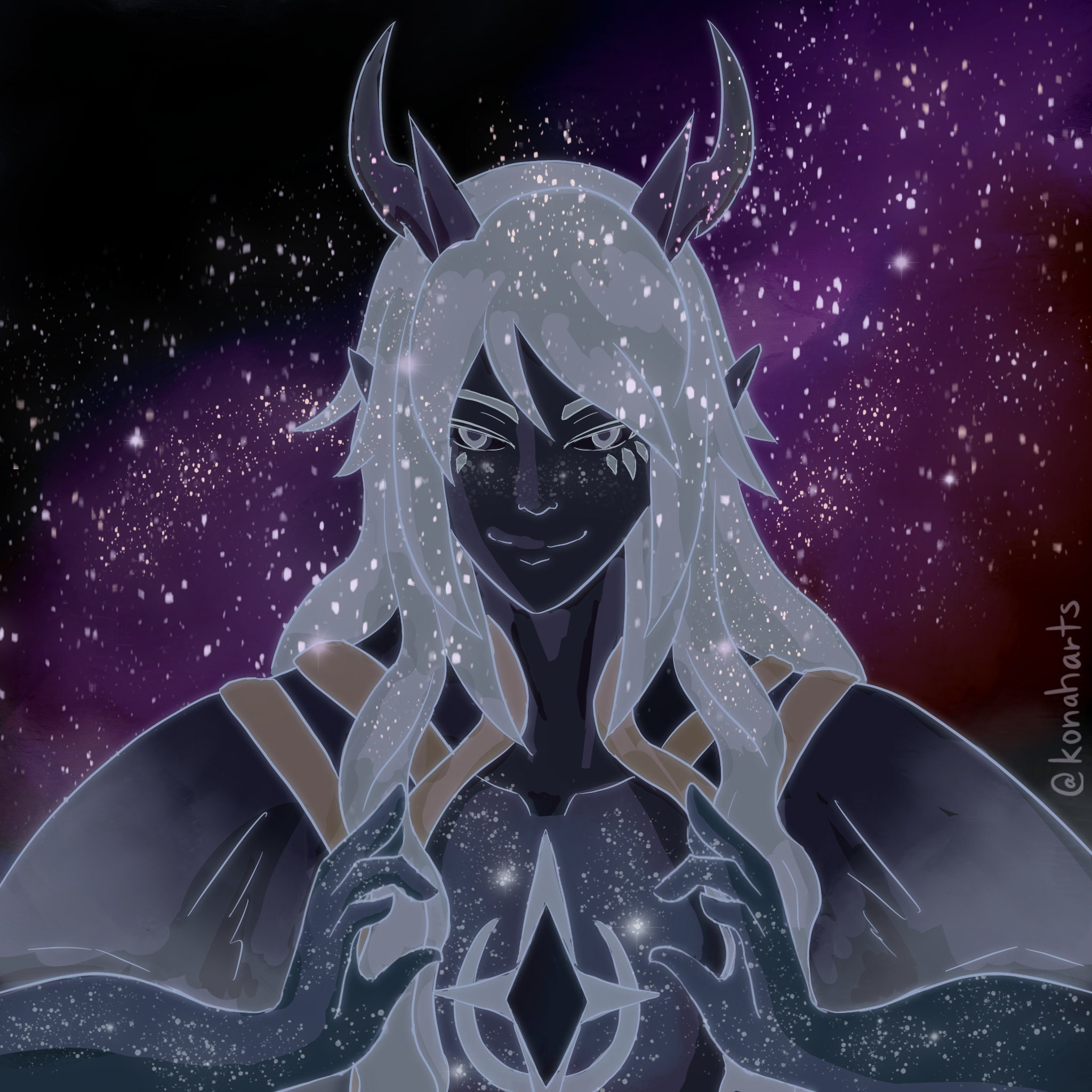 The Dragon Prince Aaravos in Cosmos 5x7 Print - Etsy UK