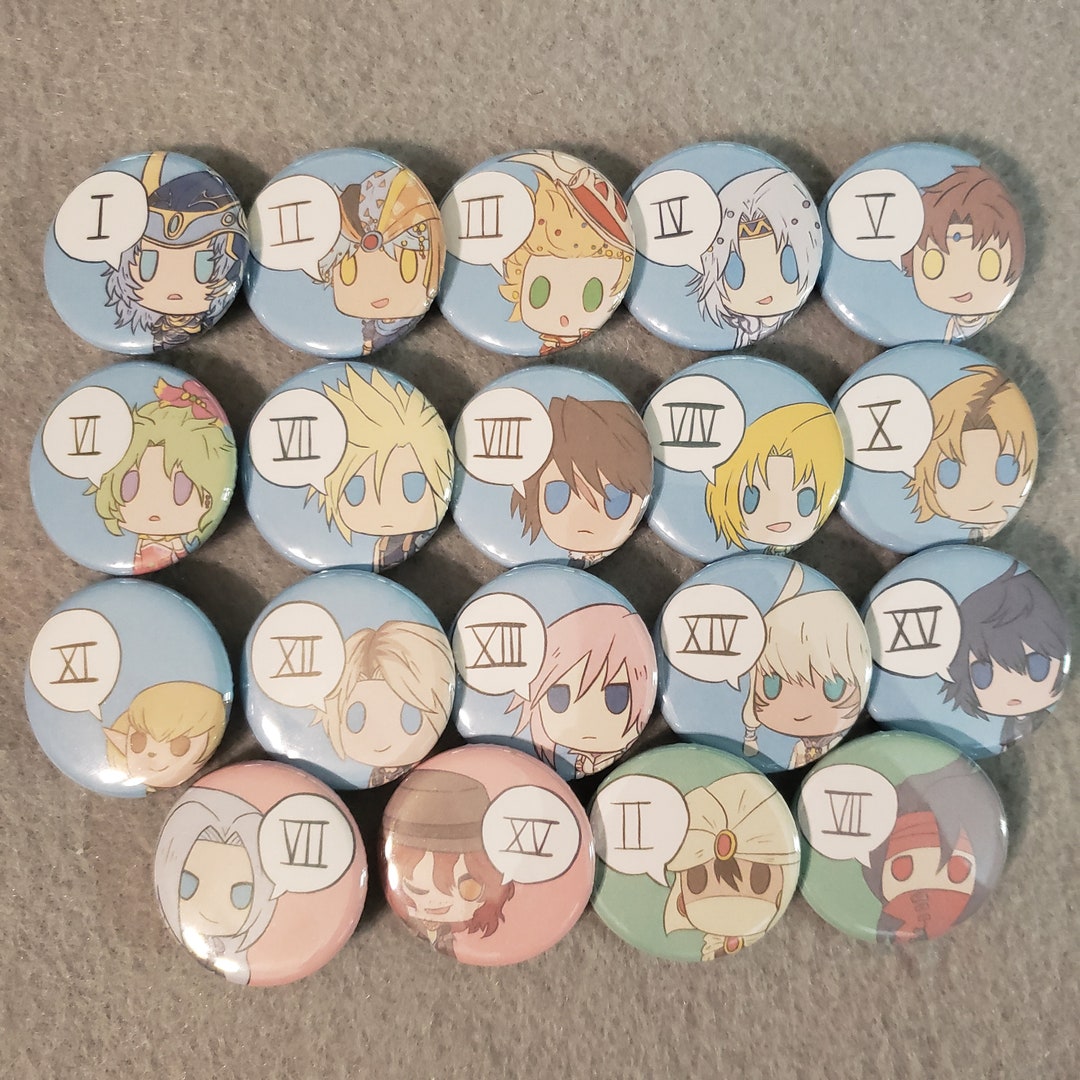 Dissidia Final Fantasy NT 1.25" Pinback Buttons - Etsy