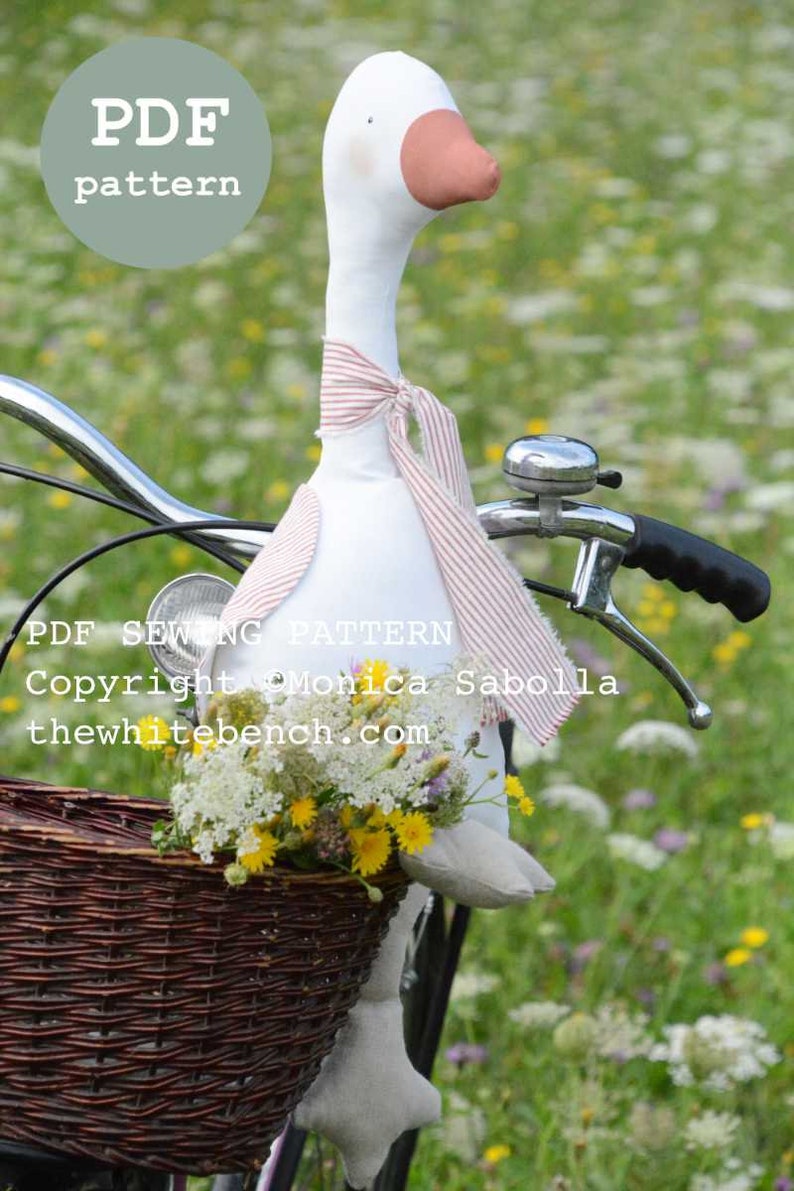 Sewing Pattern GOOSE & Step-by-step Tutorial, PDF Sewing Pattern ...