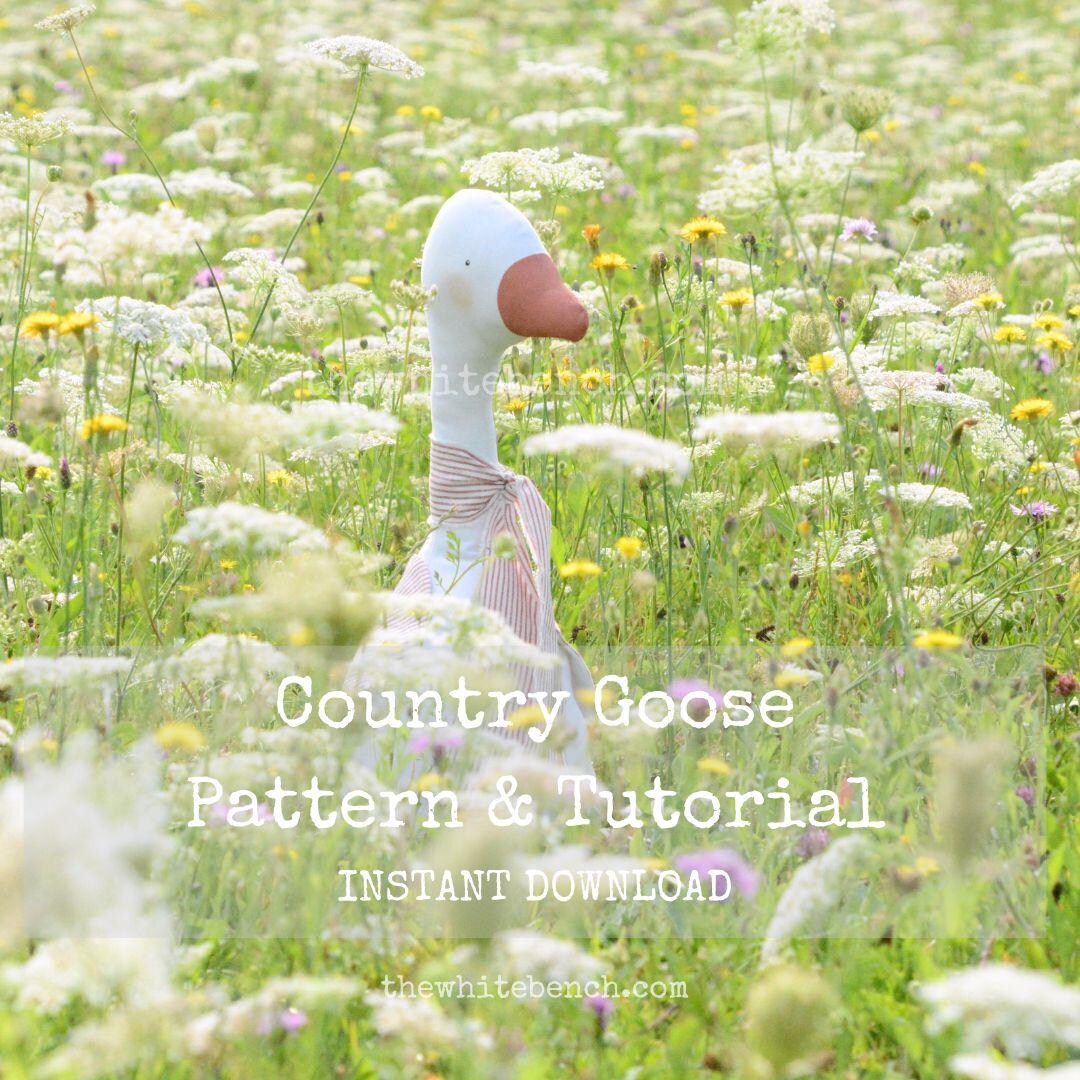 Sewing Pattern GOOSE & Step-by-step Tutorial, PDF Sewing Pattern ...