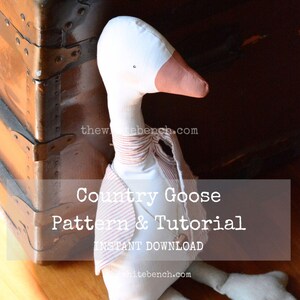 Sewing Pattern GOOSE & Step-by-step Tutorial, PDF Sewing Pattern ...