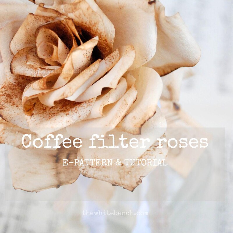 Coffee Filter Roses - Etsy