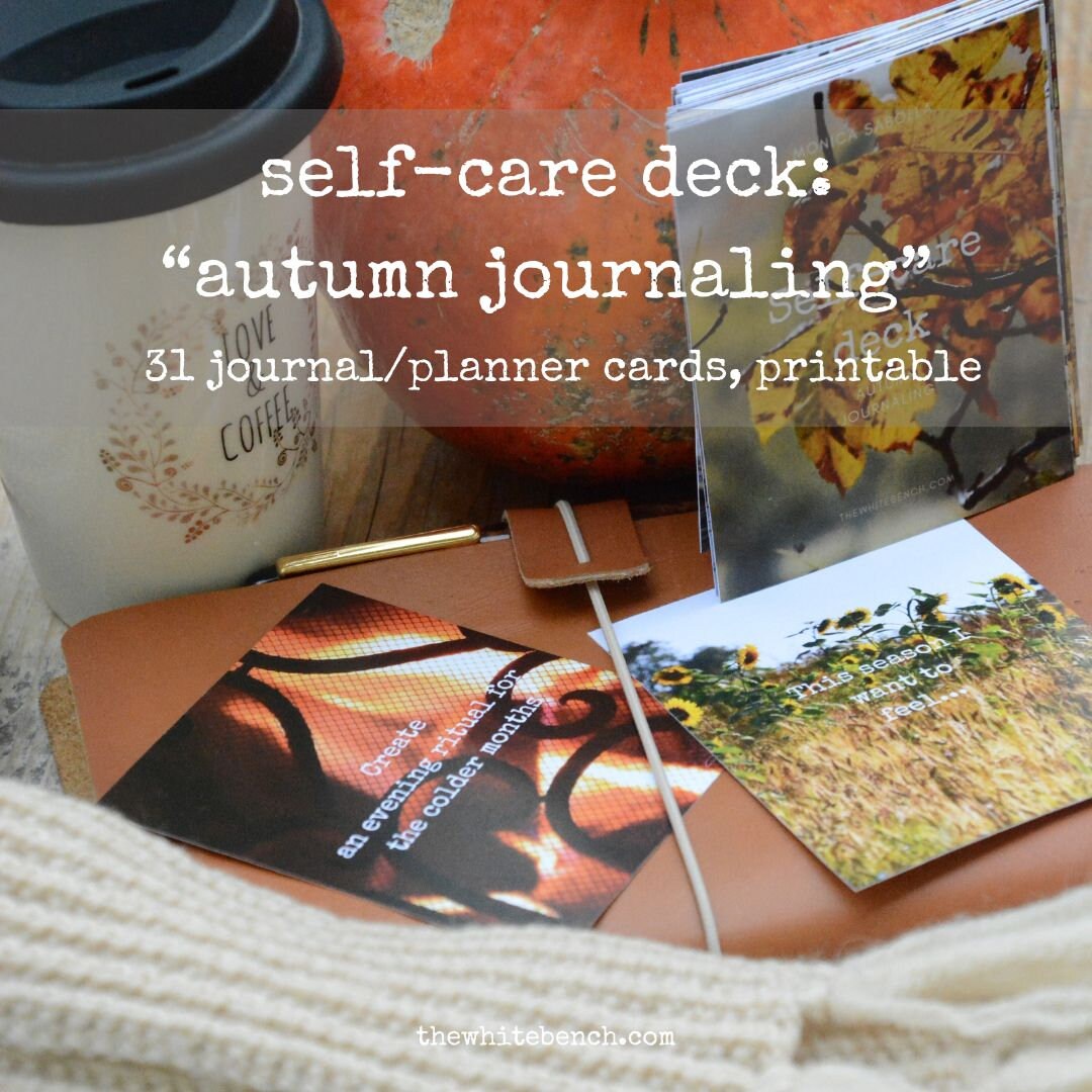 Autumn Journal Cards, Self Care Printable Journaling Prompts, Prompt ...