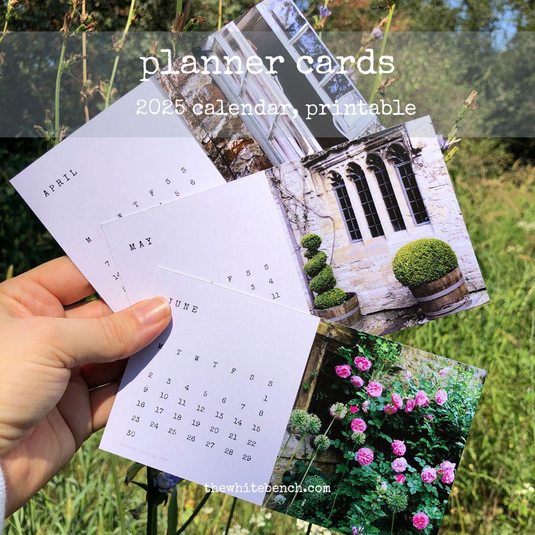 2025 Planner Calendar, Small Calendar 2025, Desk Calendar 2025 ...