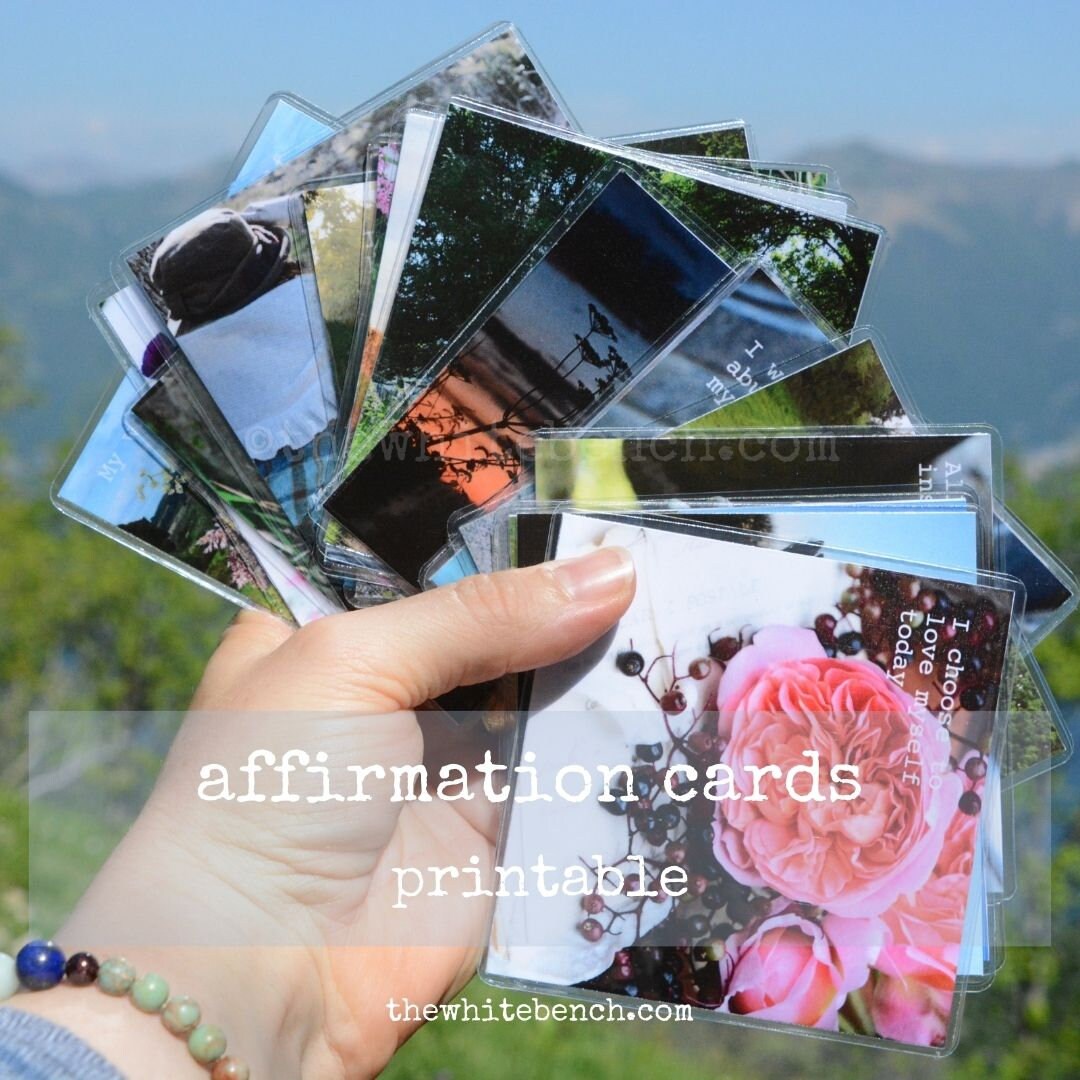 Affirmation Cards Printable, Journal Cards, Vision Board Cards, I Am ...