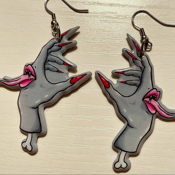 Zombie Earrings - Etsy